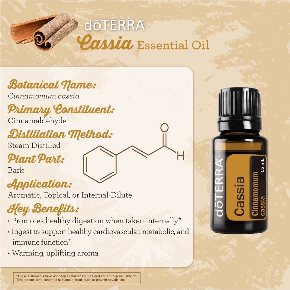 Cassia Essential Oil - Yes! there's an OIL for that...
